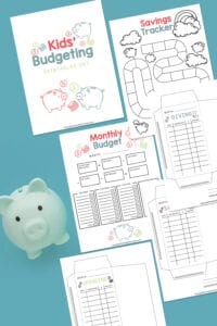 Teaching Our Kids to Budget: Free Kids Budget Printables