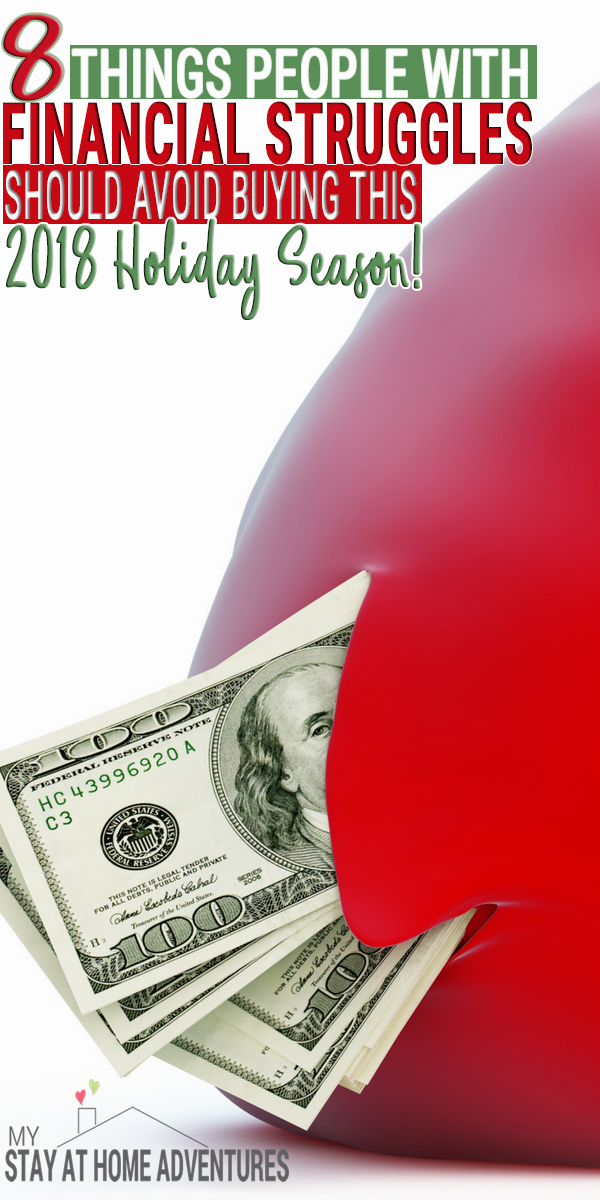 Holiday Financial Struggles - 8 Things People Should Avoid Buying