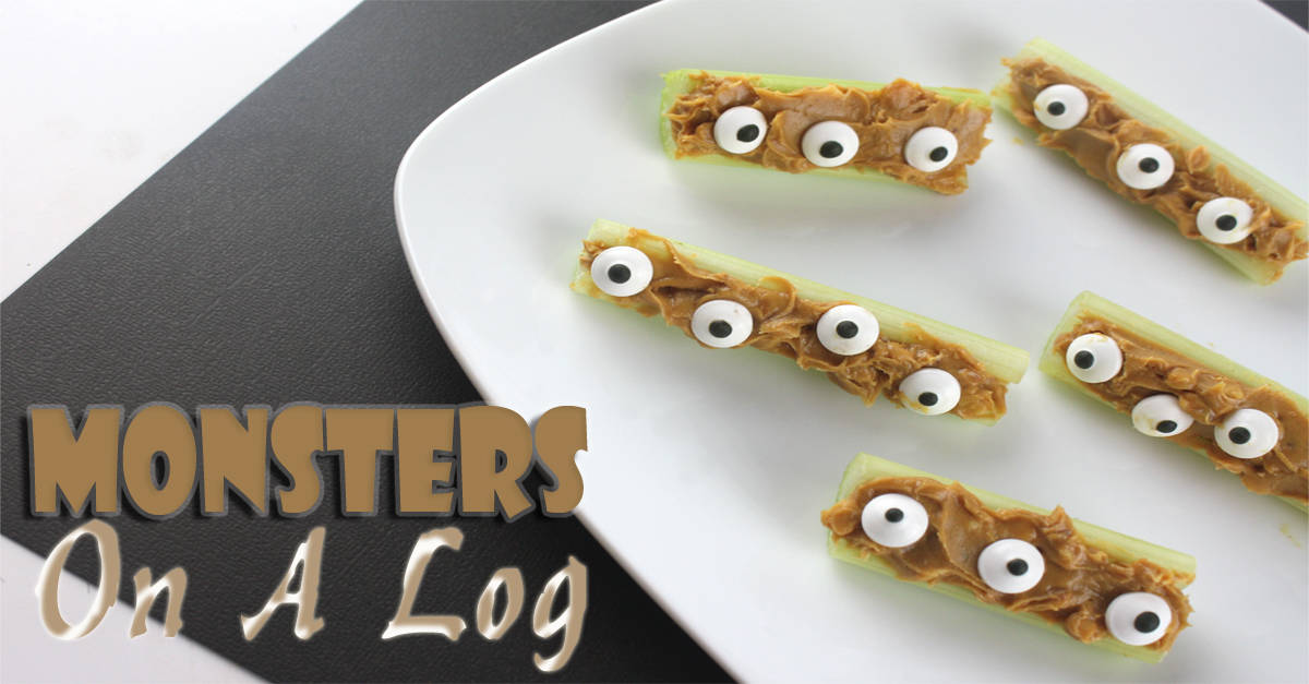 Halloween Monsters On A Log Recipe * My Stay At Home Adventures