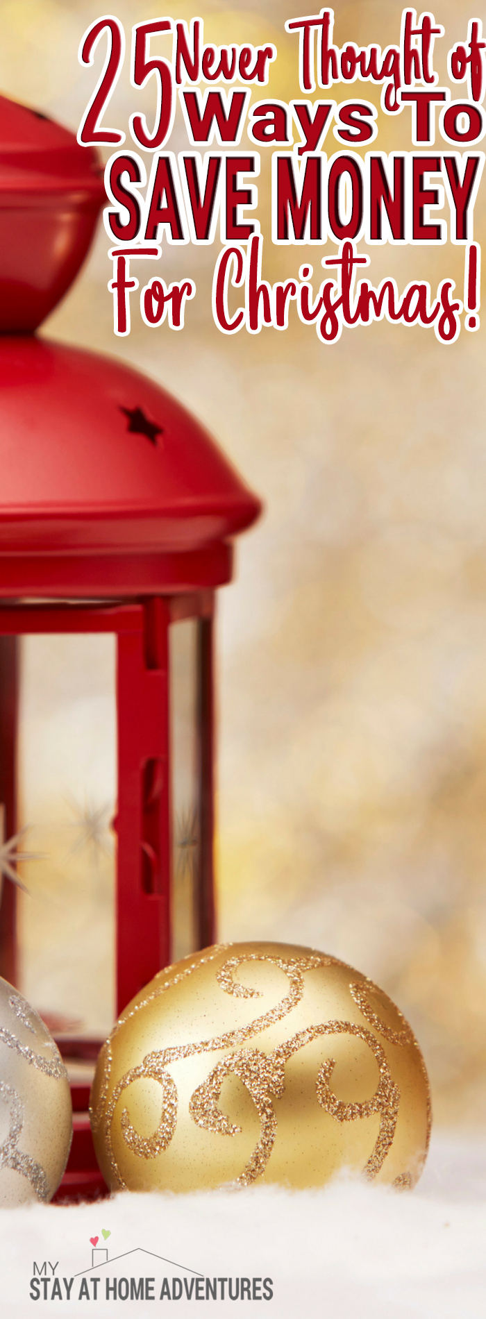 25 Never Thought Of Ways To Save Money For Christmas