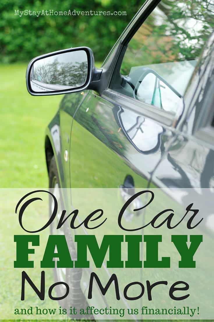 One Car Family No More * My Stay At Home Adventures