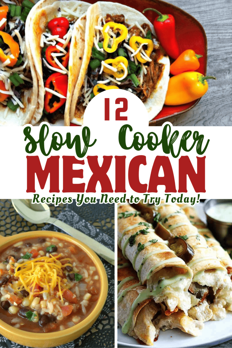 12 Slow Cooker Mexican Recipes You Need to Try Today!