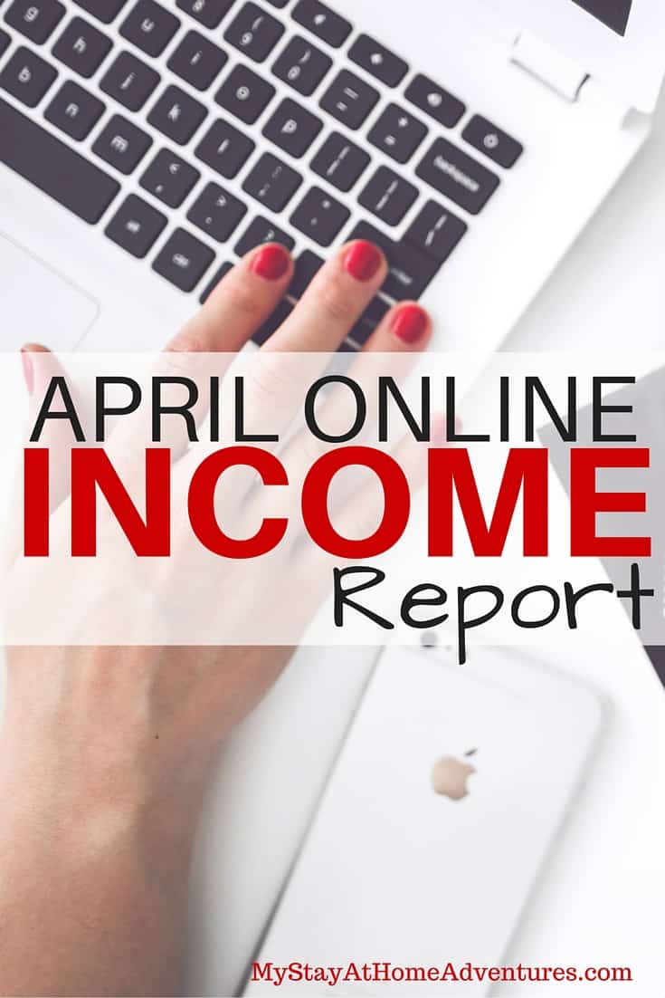 April Online Income Report & Sad News * My Stay At Home Adventures