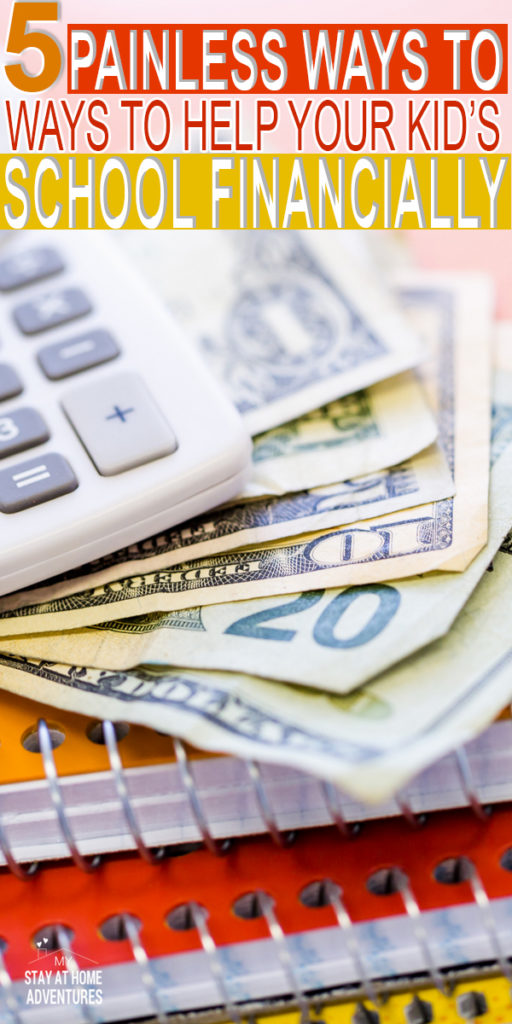 5 Painless Ways to Help Your Kids' School Financially This School Year