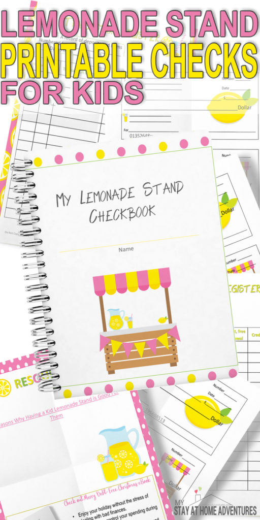 Free Printable Checks For Kids * My Stay At Home Adventures