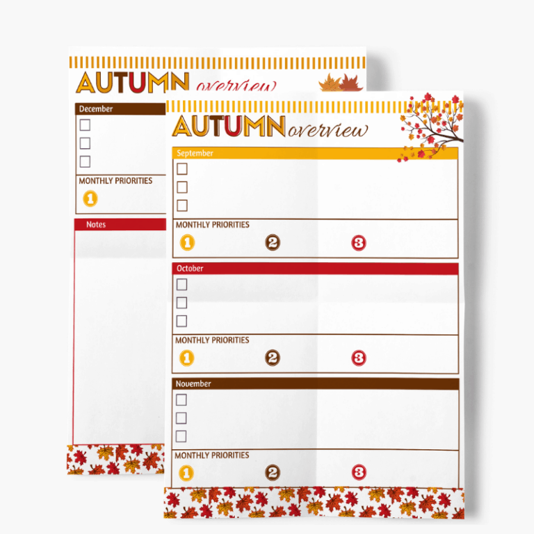 Free Fall Digital Planner * My Stay At Home Adventures