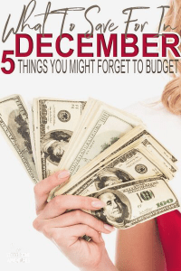 What to Save for in December (5 Things You Might Forget to Budget)