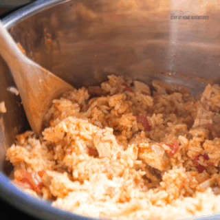 Puerto Rican Rice and Pork Instant Pot * My Stay At Home Adventures