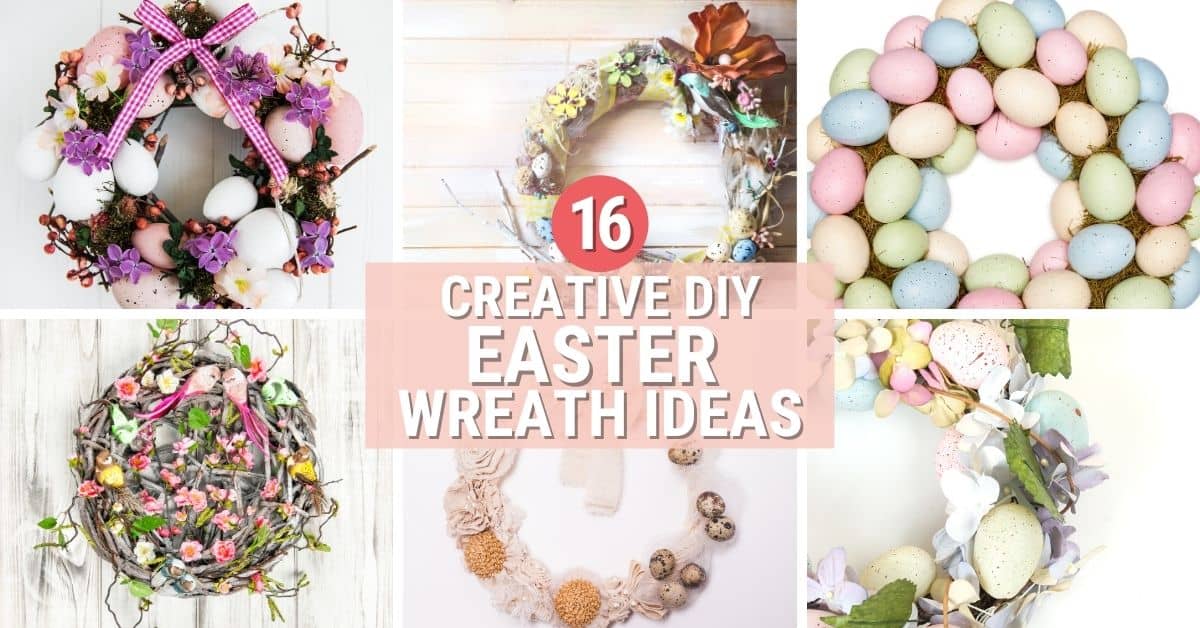 16 of The Best DIY Easter Wreath Ideas and Inspirations