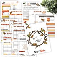 November Monthly Budget Printables * My Stay At Home Adventures