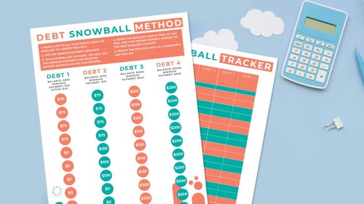 Free Debt Snowball Printable Kit to Help You Start Your Financial Journey