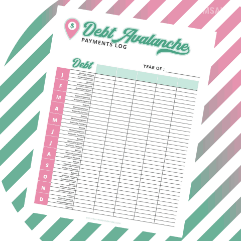 What is Debt Avalanche (Plus Free Debt Avalanche Printables)