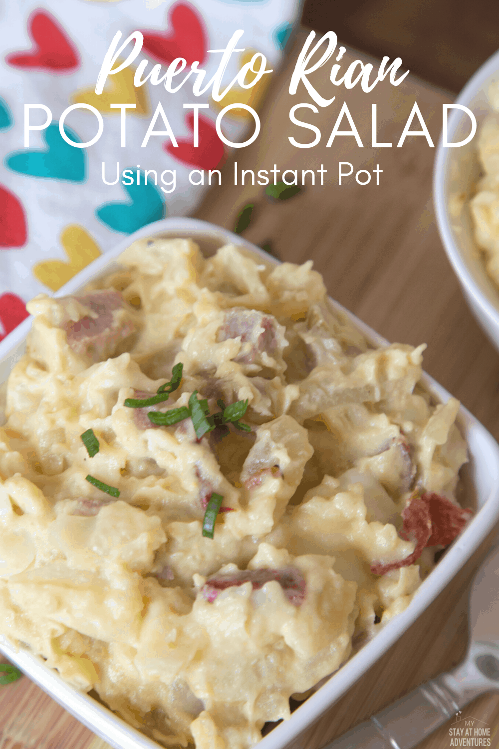 Instant Pot Puerto Rican Potato Salad * My Stay At Home Adventures