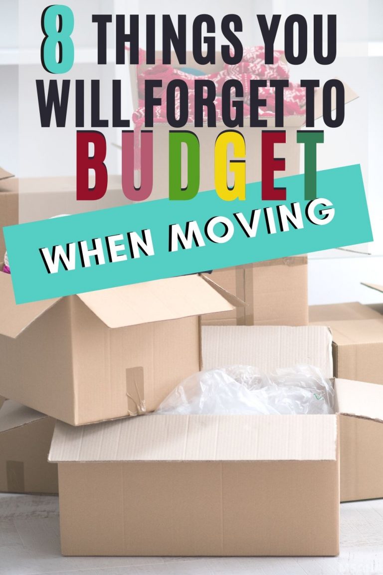 8 Things Not To Forget To Budget When Moving (Free Budgeting Sheet)