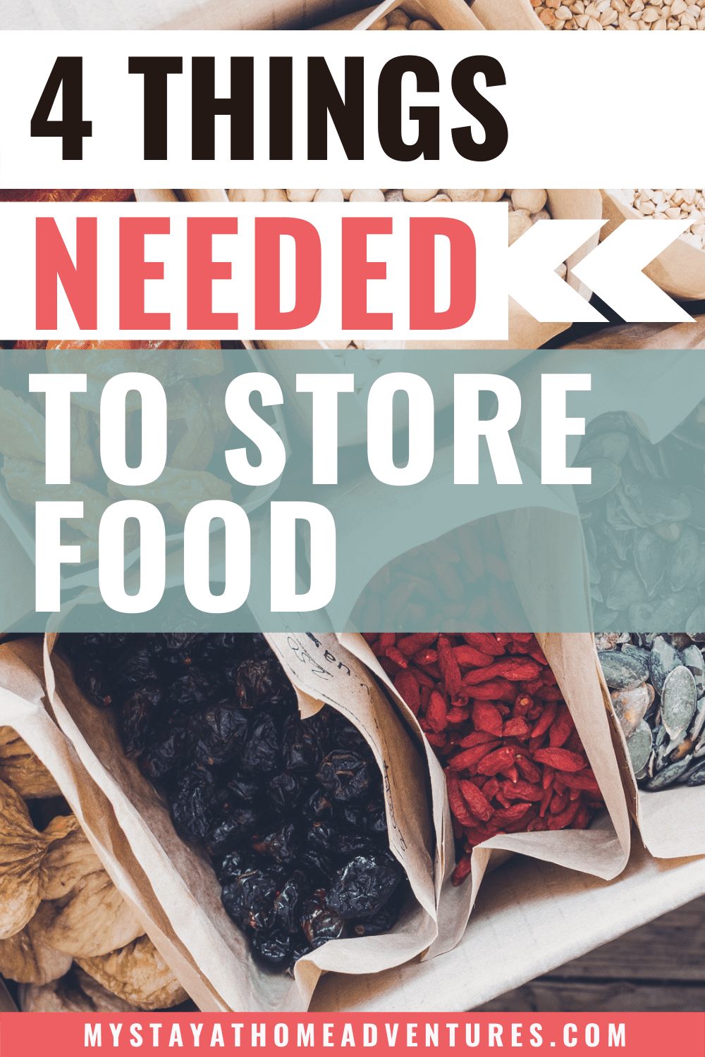 DO YOU KNOW What's Needed To Store Food?!? We Have 4 THINGS!!
