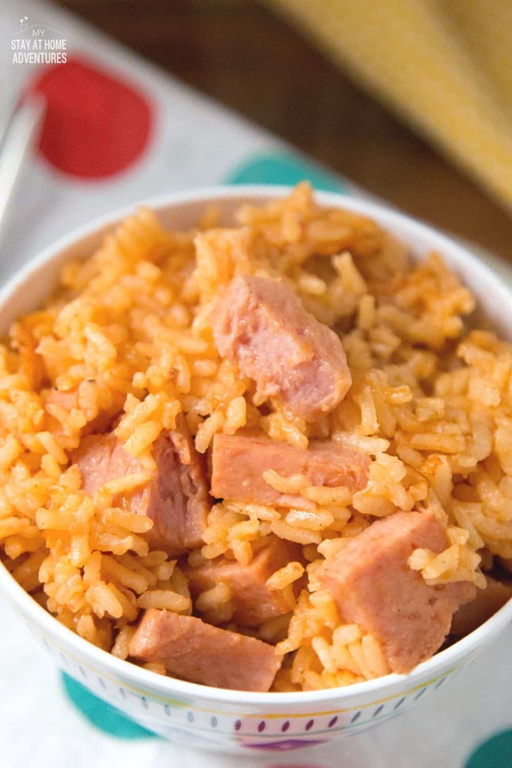 Instant Pot Spanish Rice with Spam/ Arroz con Jamonilla