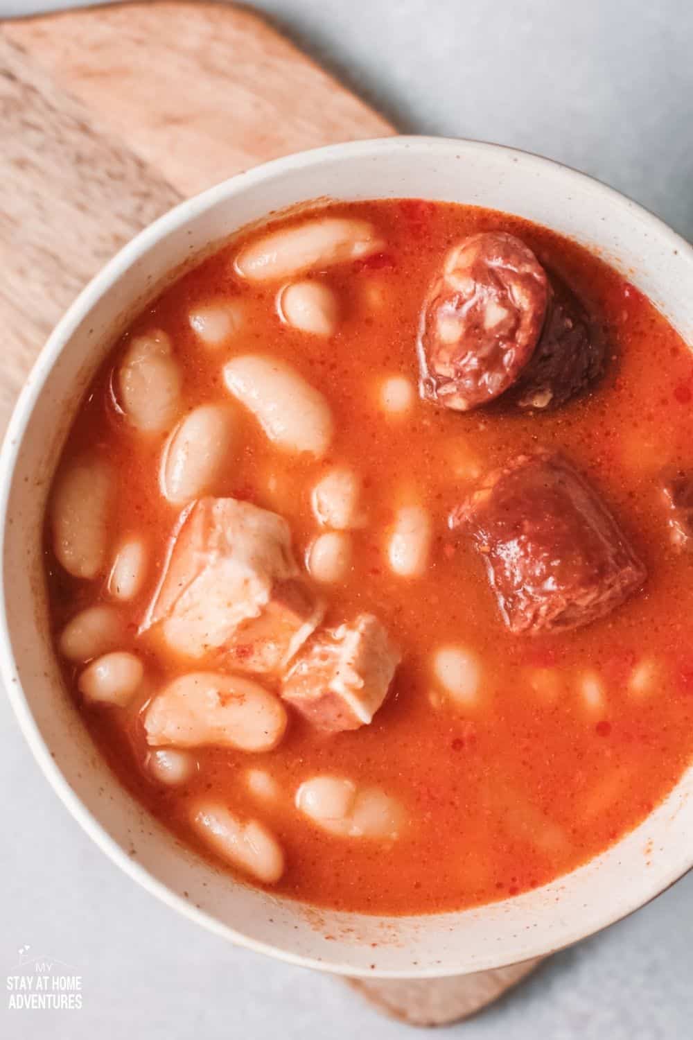 Fabada - Delicious and Easy Spanish Stew * My Stay At Home Adventures