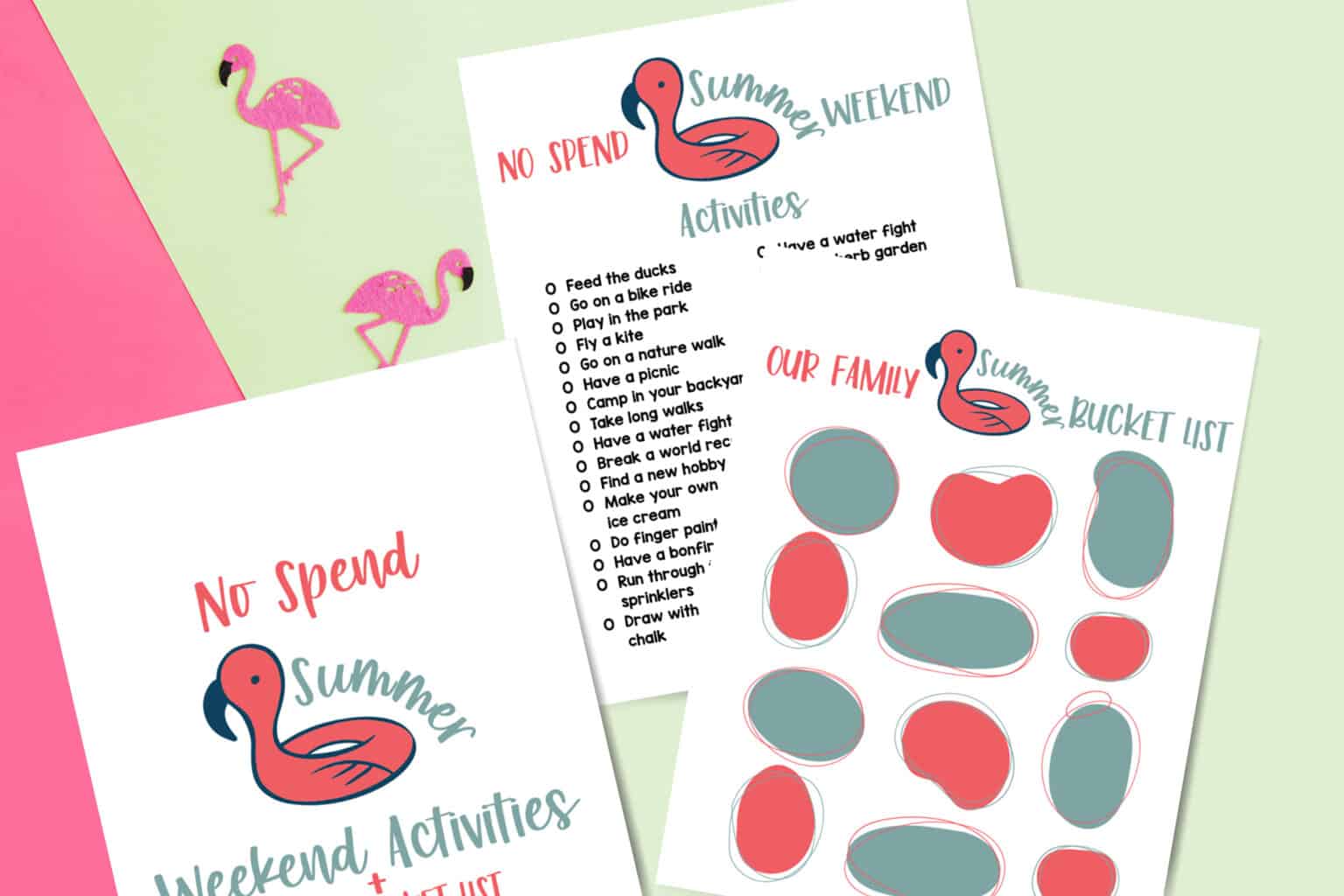 34 No-Spend Summer Weekend Activities: Plus Free Printables
