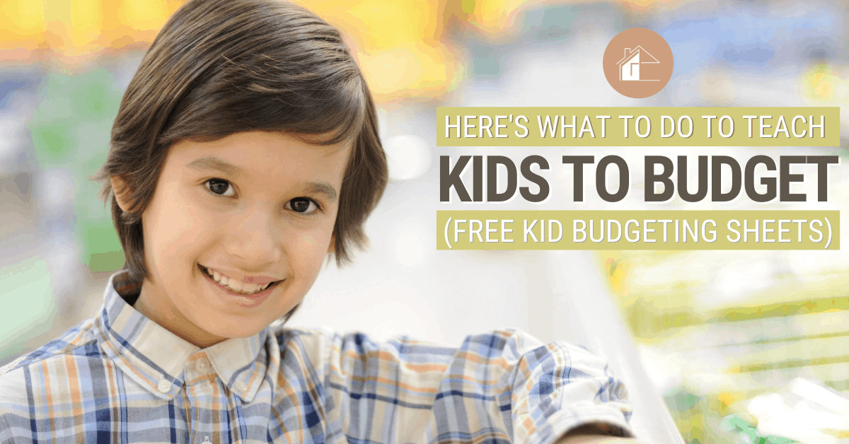 Teaching Our Kids to Budget: Free Kids Budget Printables