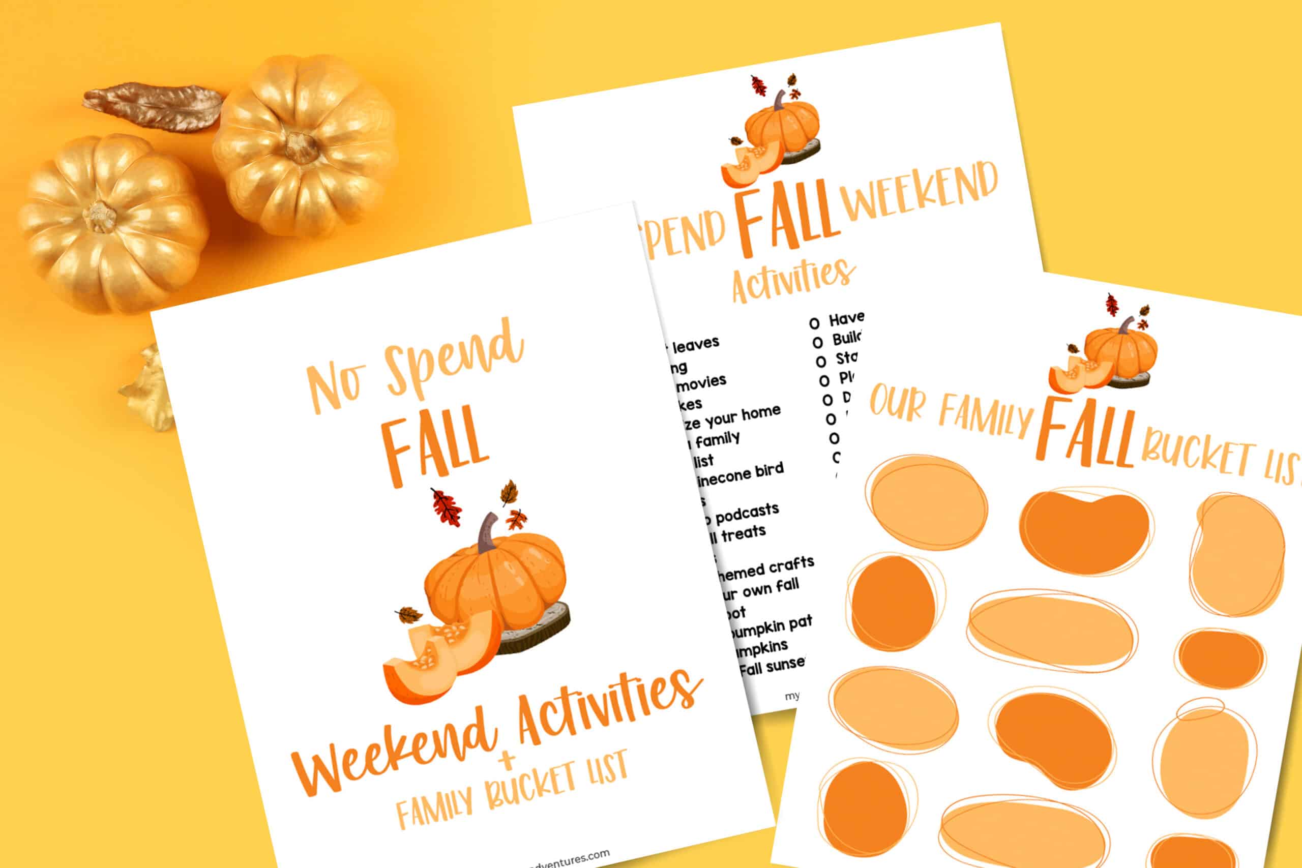 27 No-Spend Fall Weekend Activities (Free Printables)