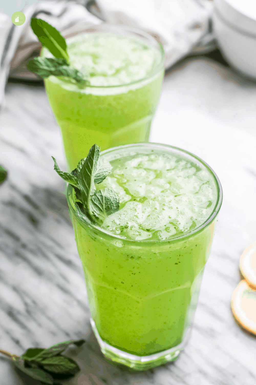Limonana: Frozen Mint Lemonade * My Stay At Home Adventures