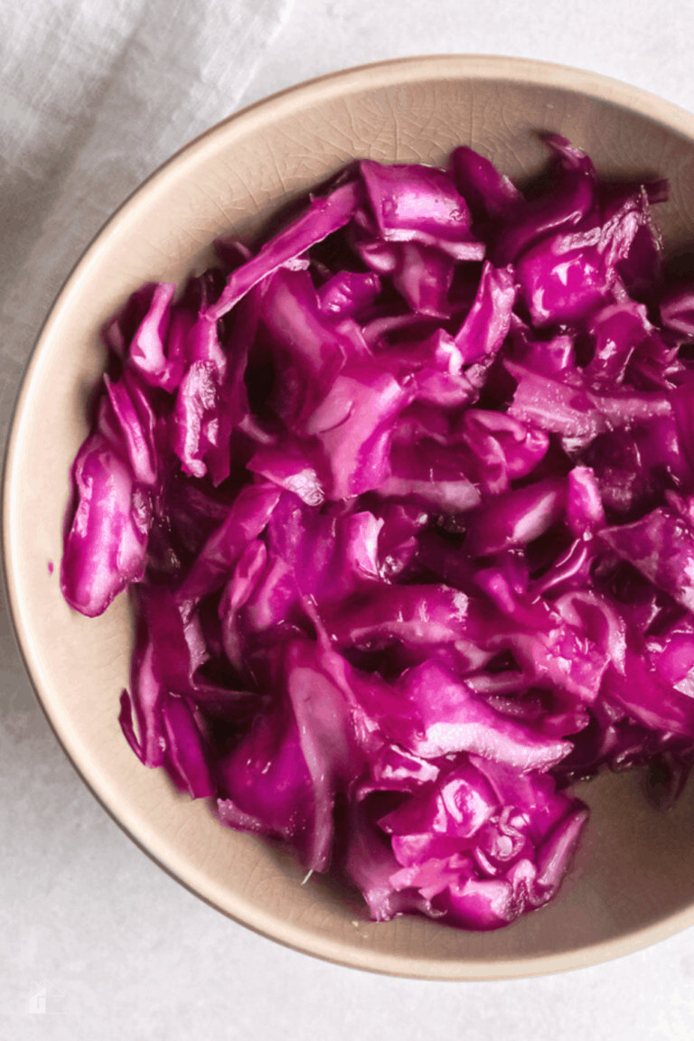 Pickled Cabbage - Easy, Healthy Side Dish * My Stay At Home Adventures