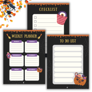 Free Halloween Weekly Planner * My Stay At Home Adventures