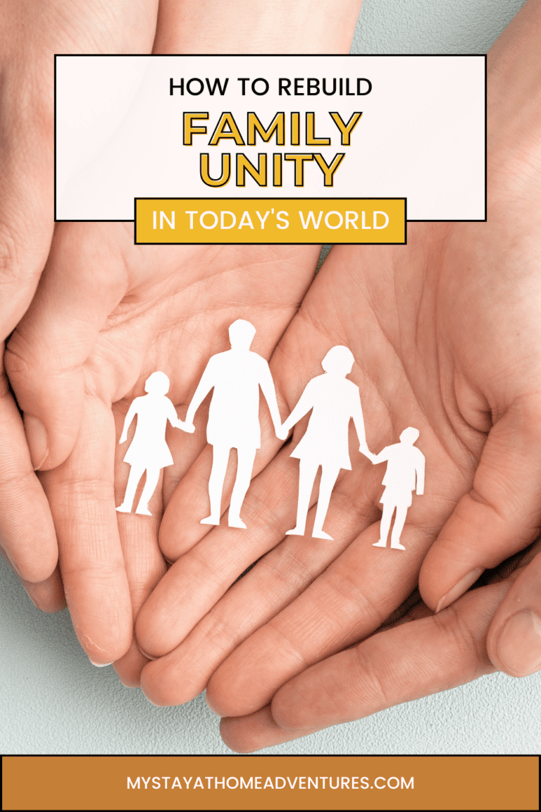How To Rebuild Family Unity * My Stay At Home Adventures