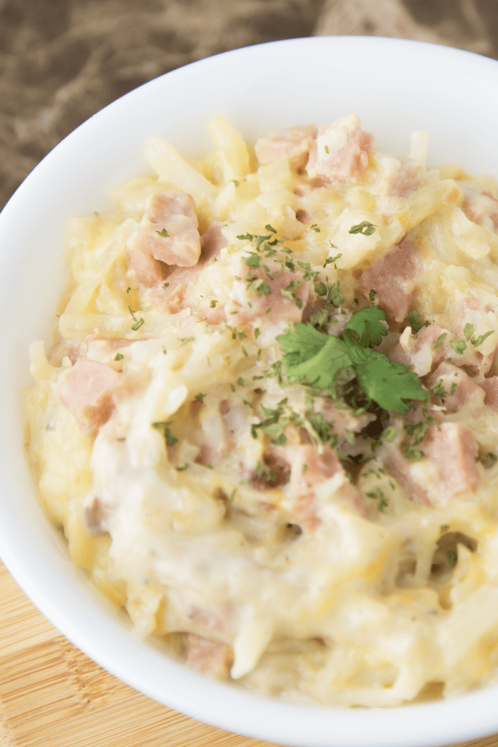 Cheesy Spam Hash Brown Casserole * My Stay At Home Adventures