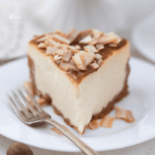 Coquito Cheesecake Recipe * My Stay At Home Adventures