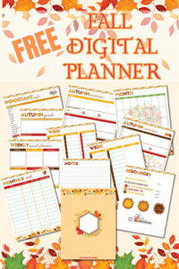 Free Fall Digital Planner * My Stay At Home Adventures