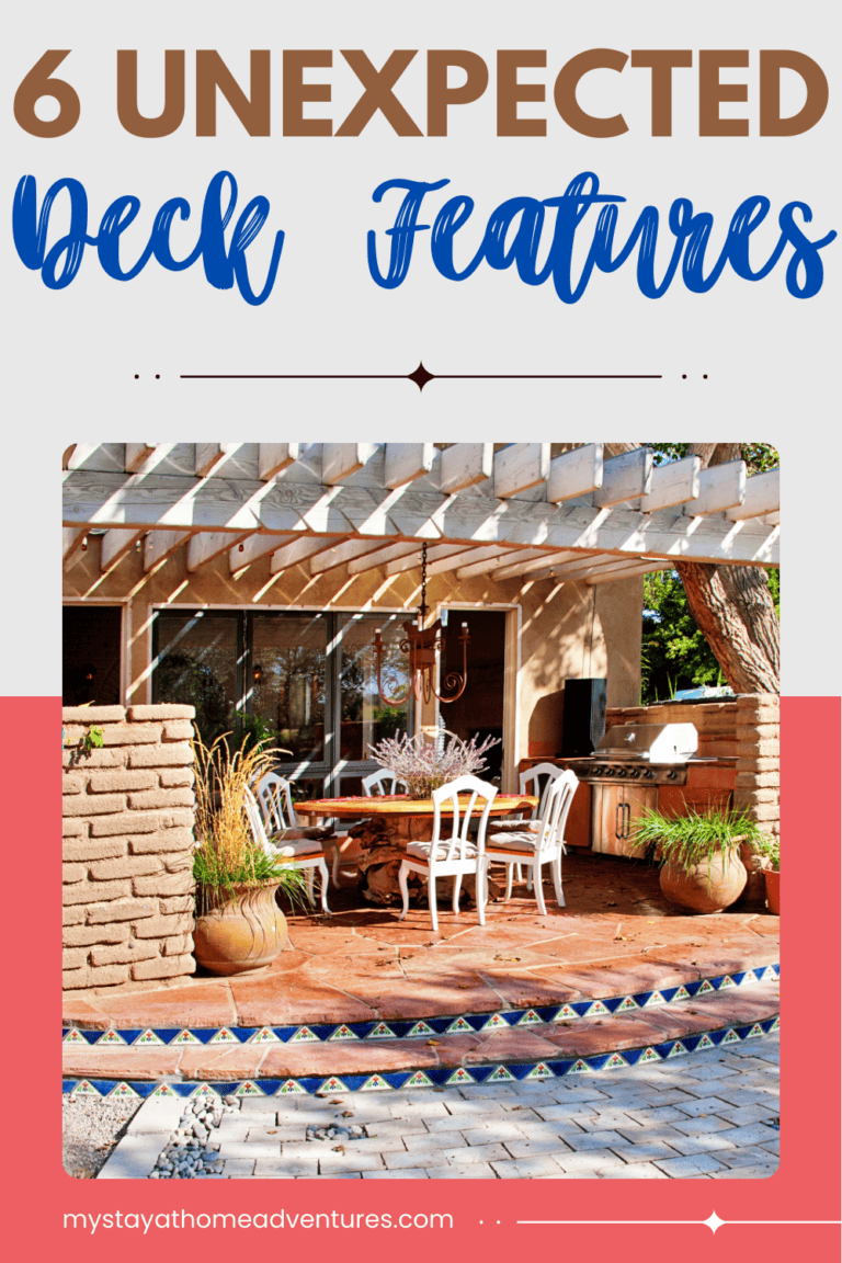 6 Unexpected Deck Features * My Stay At Home Adventures