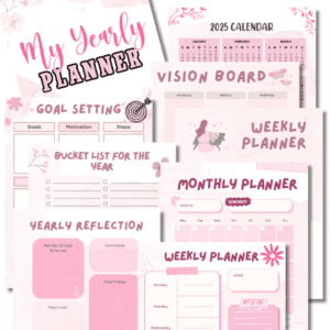 Transform Your Life with Our Free Printable Yearly Planner * My Stay At ...