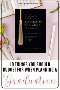 10 Things You Should Budget for When Planning a Graduation * My Stay At ...