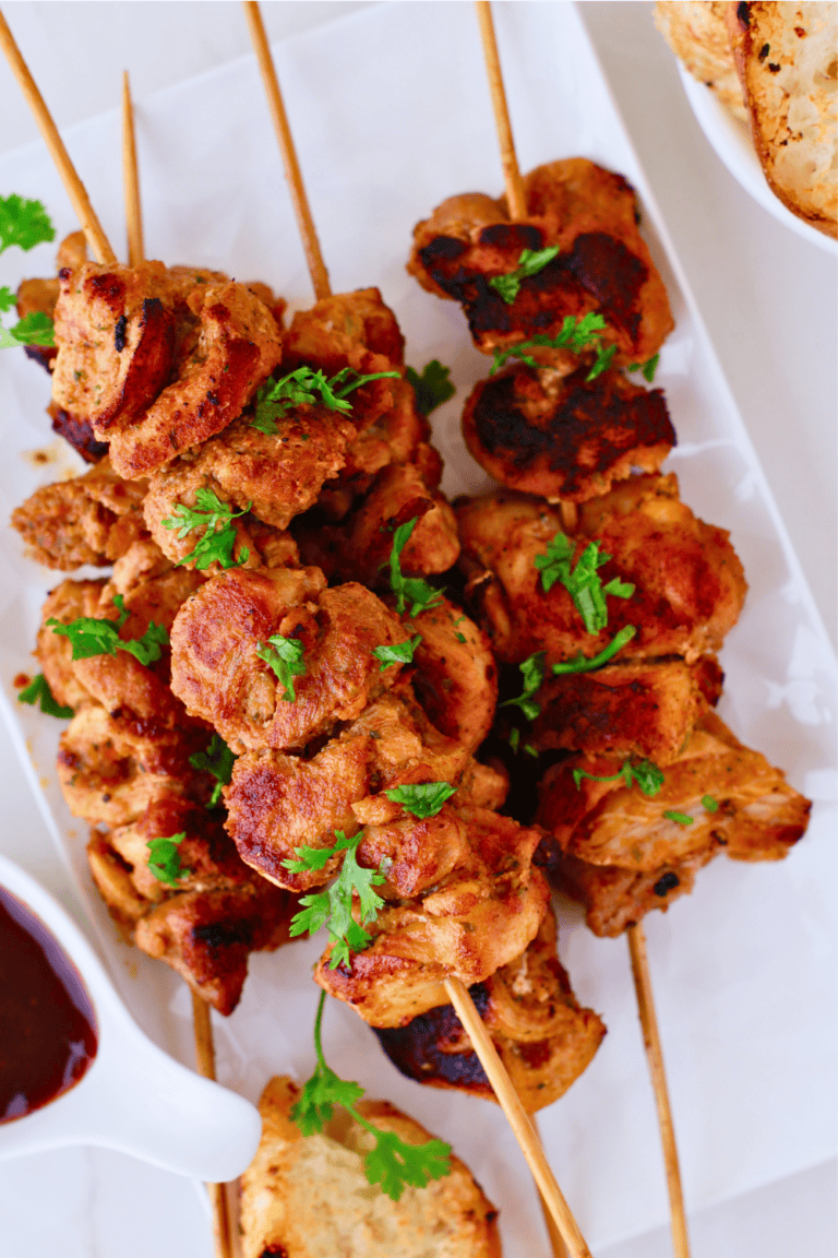 Puerto Rican Pinchos (BBQ Chicken Skewers)