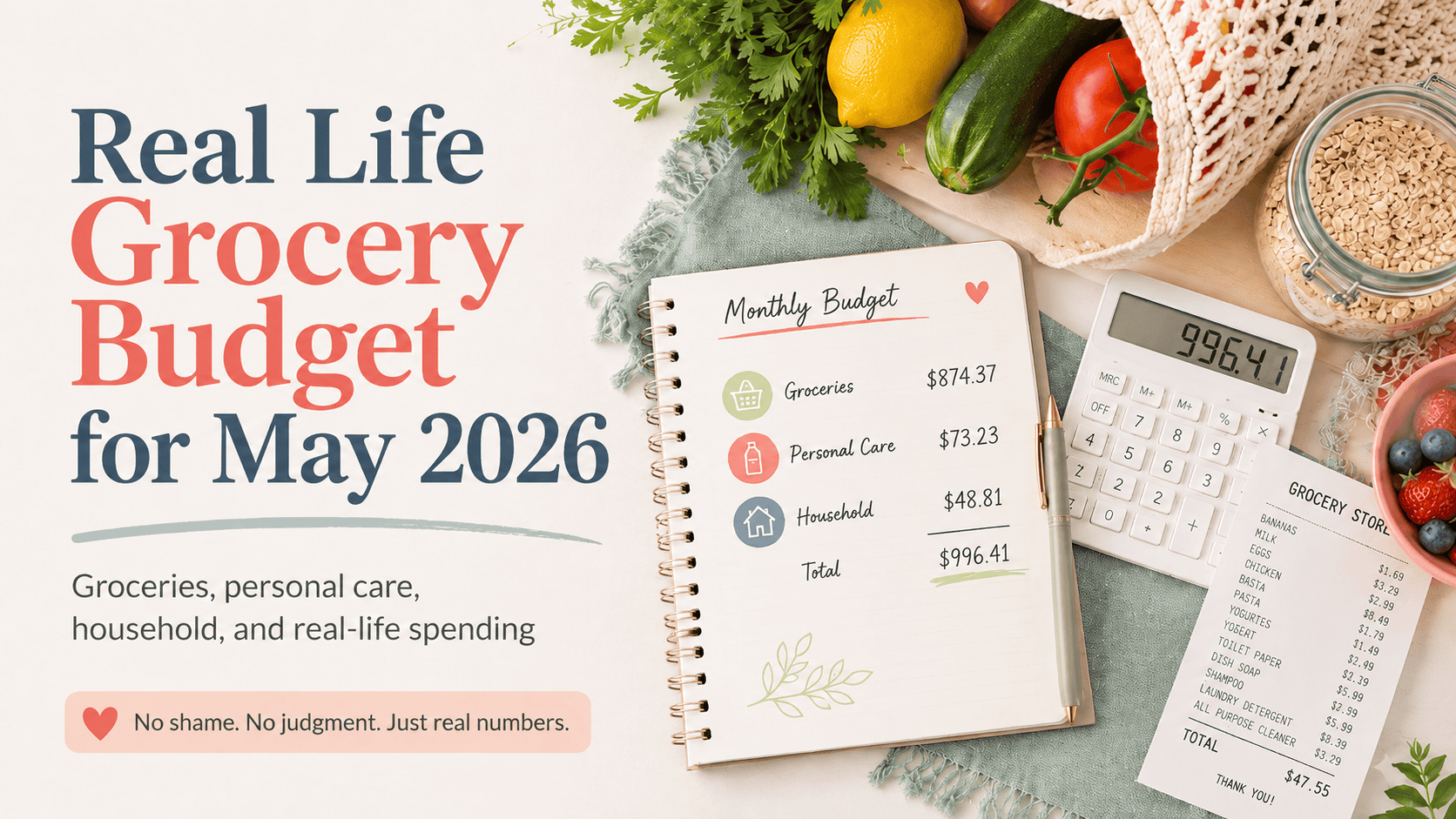 Real Life Grocery Budget for May 2026 * My Stay At Home Adventures