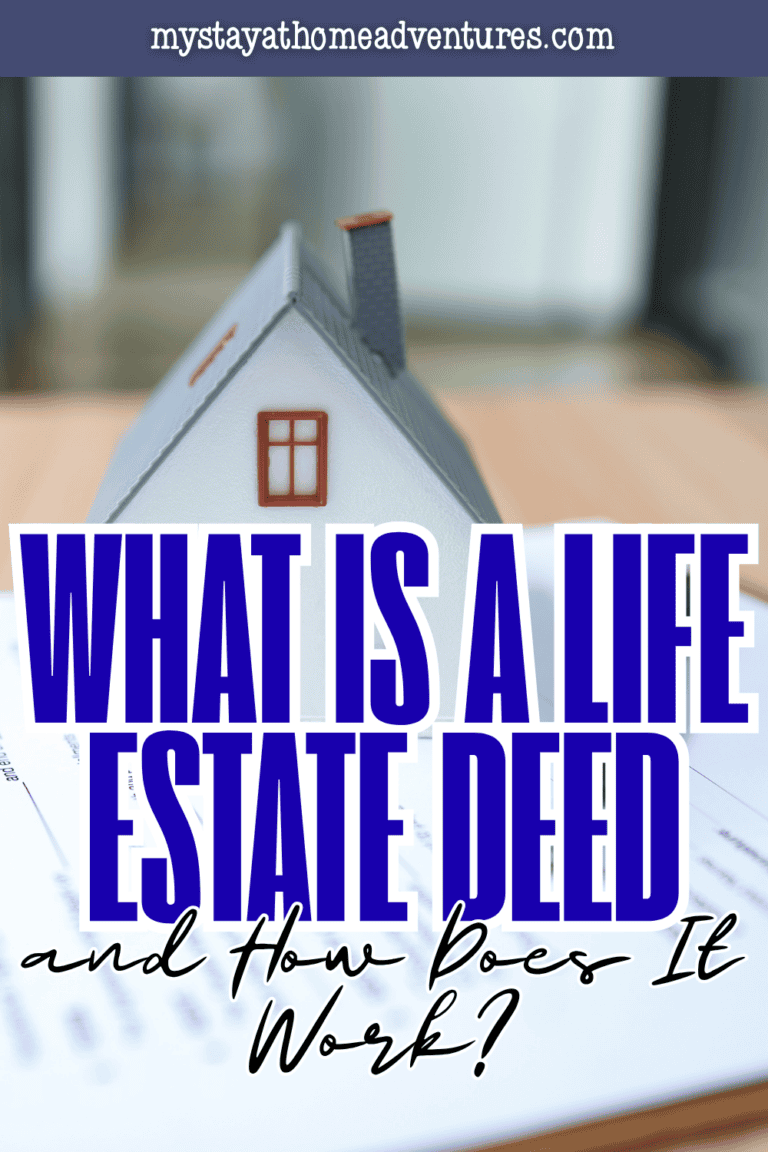 What Is a Life Estate Deed and How Does It Work? * My Stay At Home ...